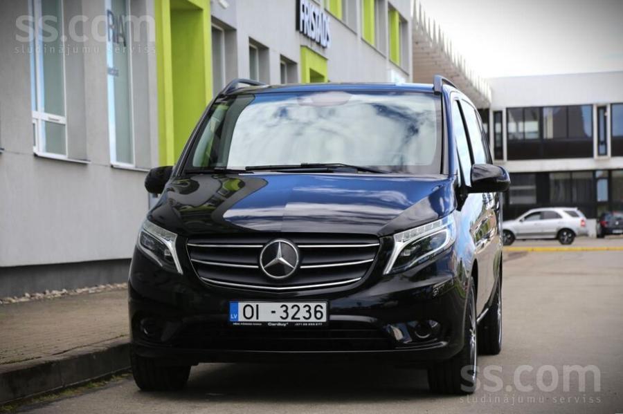 Melns Mercedes-Benz Vito 2022 Rīga, ar dzinēja tilpumu 2.00 L un nobraukumu 72 tūkst. km par 31995 €, foto 1 vietnē AUTOMOTO.COM.LV