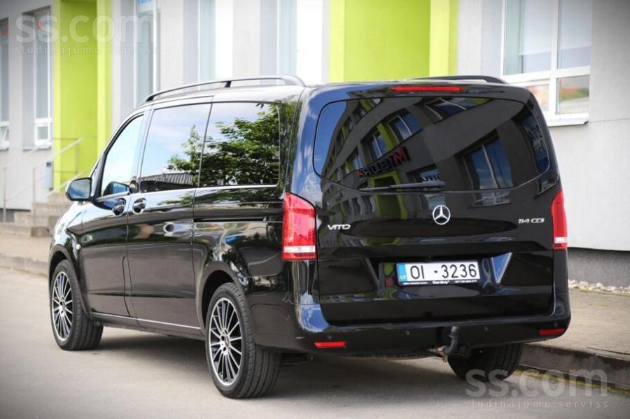 Melns Mercedes-Benz Vito 2022 Rīga, ar dzinēja tilpumu 2.00 L un nobraukumu 72 tūkst. km par 31995 €, foto 7 vietnē AUTOMOTO.COM.LV
