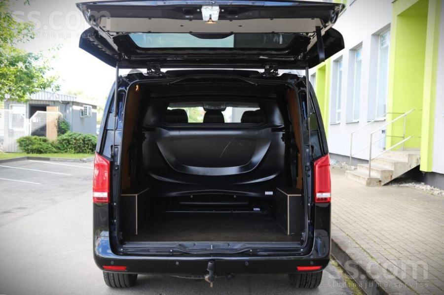 Melns Mercedes-Benz Vito 2022 Rīga, ar dzinēja tilpumu 2.00 L un nobraukumu 72 tūkst. km par 31995 €, foto 22 vietnē AUTOMOTO.COM.LV