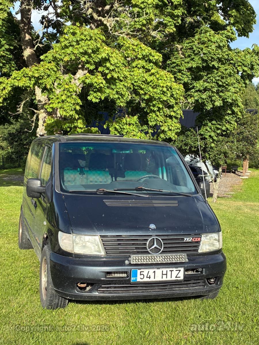 Melns Mercedes-Benz Vito 2002 Kuresāre, ar dzinēja tilpumu 2.20 L un nobraukumu 333 tūkst. km par 2250 €, foto 1 vietnē AUTOMOTO.COM.LV
