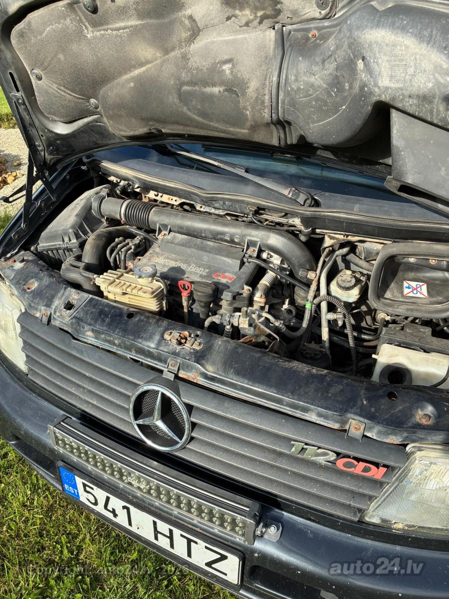 Melns Mercedes-Benz Vito 2002 Kuresāre, ar dzinēja tilpumu 2.20 L un nobraukumu 333 tūkst. km par 2250 €, foto 9 vietnē AUTOMOTO.COM.LV