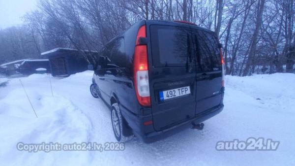 Black Mercedes-Benz Vito 2006 in Tallinn, with an engine capacity of 2.10 L and mileage of 360 thousand km for 5490 €, photo 5 on AUTOMOTO.COM.LV