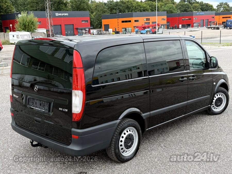 Melns Mercedes-Benz Vito 2010 Tartu, ar dzinēja tilpumu 2.10 L un nobraukumu 277 tūkst. km par 9299 €, foto 5 vietnē AUTOMOTO.COM.LV
