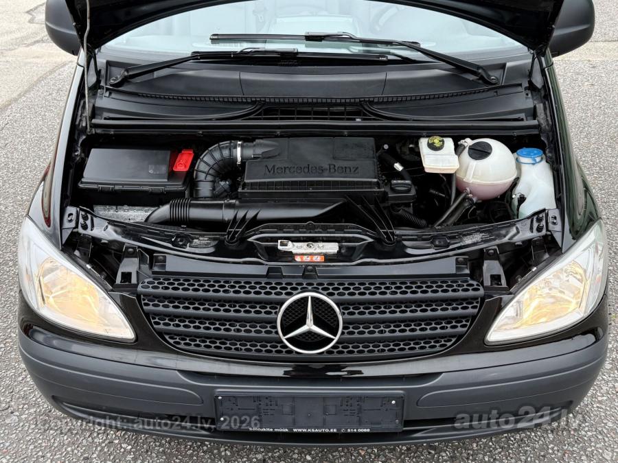 Melns Mercedes-Benz Vito 2010 Tartu, ar dzinēja tilpumu 2.10 L un nobraukumu 277 tūkst. km par 9299 €, foto 6 vietnē AUTOMOTO.COM.LV
