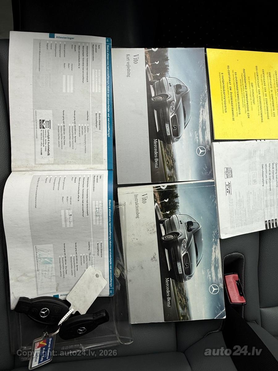 Melns Mercedes-Benz Vito 2010 Tartu, ar dzinēja tilpumu 2.10 L un nobraukumu 277 tūkst. km par 9299 €, foto 27 vietnē AUTOMOTO.COM.LV