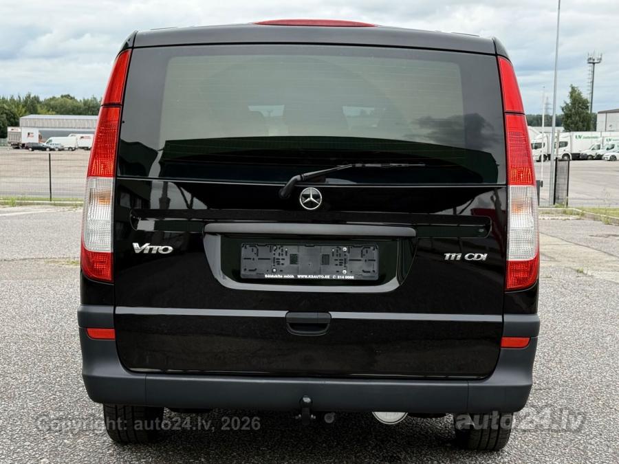 Melns Mercedes-Benz Vito 2010 Tartu, ar dzinēja tilpumu 2.10 L un nobraukumu 277 tūkst. km par 9299 €, foto 28 vietnē AUTOMOTO.COM.LV