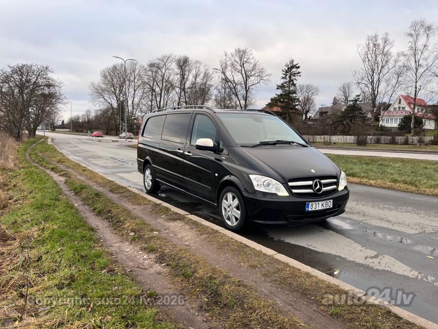 Black Mercedes-Benz Vito 2011 in Tallinn, with an engine capacity of 3.00 L and mileage of 392 thousand km for 9500 €, photo 1 on AUTOMOTO.COM.LV