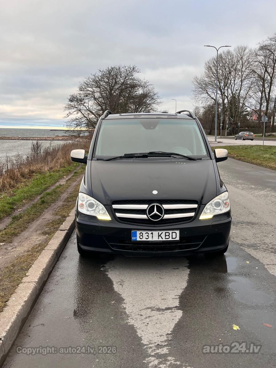 Black Mercedes-Benz Vito 2011 in Tallinn, with an engine capacity of 3.00 L and mileage of 392 thousand km for 9500 €, photo 3 on AUTOMOTO.COM.LV