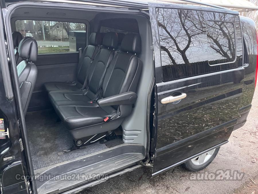 Black Mercedes-Benz Vito 2011 in Tallinn, with an engine capacity of 3.00 L and mileage of 392 thousand km for 9500 €, photo 9 on AUTOMOTO.COM.LV