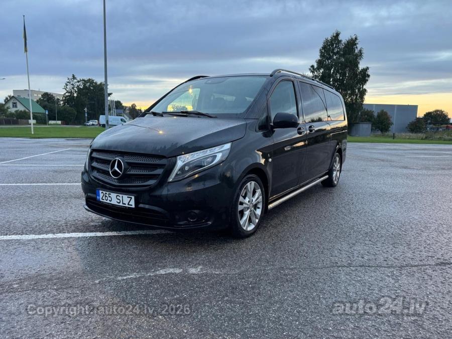 Black Mercedes-Benz Vito 2015 in Tallinn, with an engine capacity of 2.10 L and mileage of 467 thousand km for 9500 €, photo 1 on AUTOMOTO.COM.LV