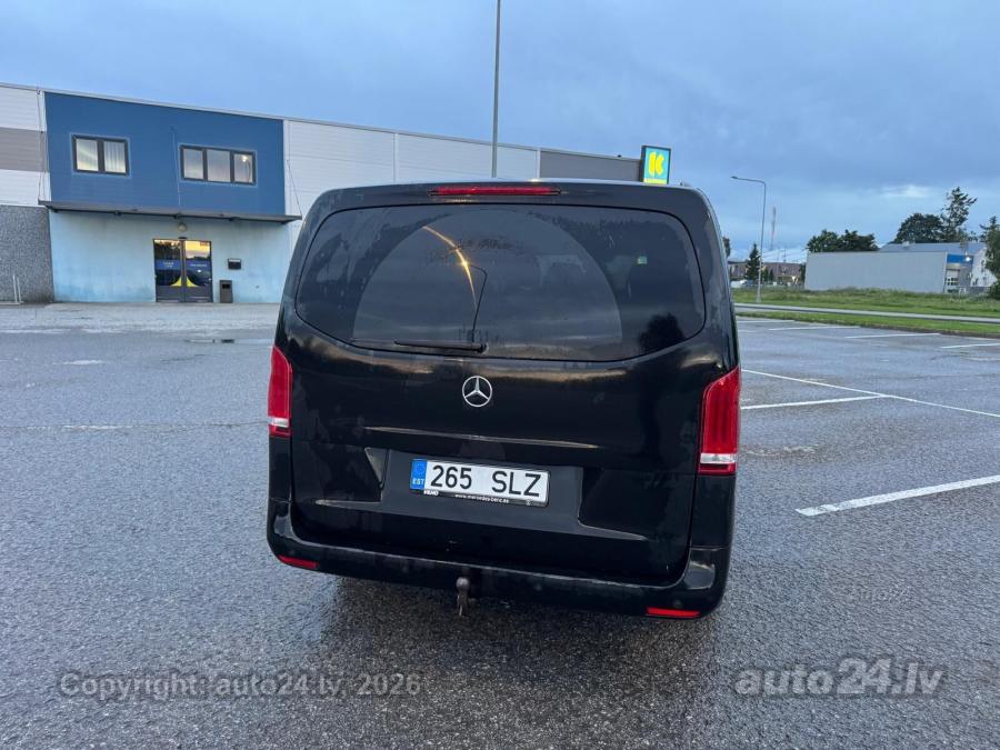 Black Mercedes-Benz Vito 2015 in Tallinn, with an engine capacity of 2.10 L and mileage of 467 thousand km for 9500 €, photo 7 on AUTOMOTO.COM.LV