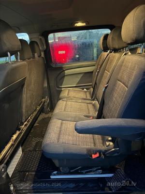 Black Mercedes-Benz Vito 2015 in Tallinn, with an engine capacity of 2.10 L and mileage of 467 thousand km for 9500 €, photo 12 on AUTOMOTO.COM.LV