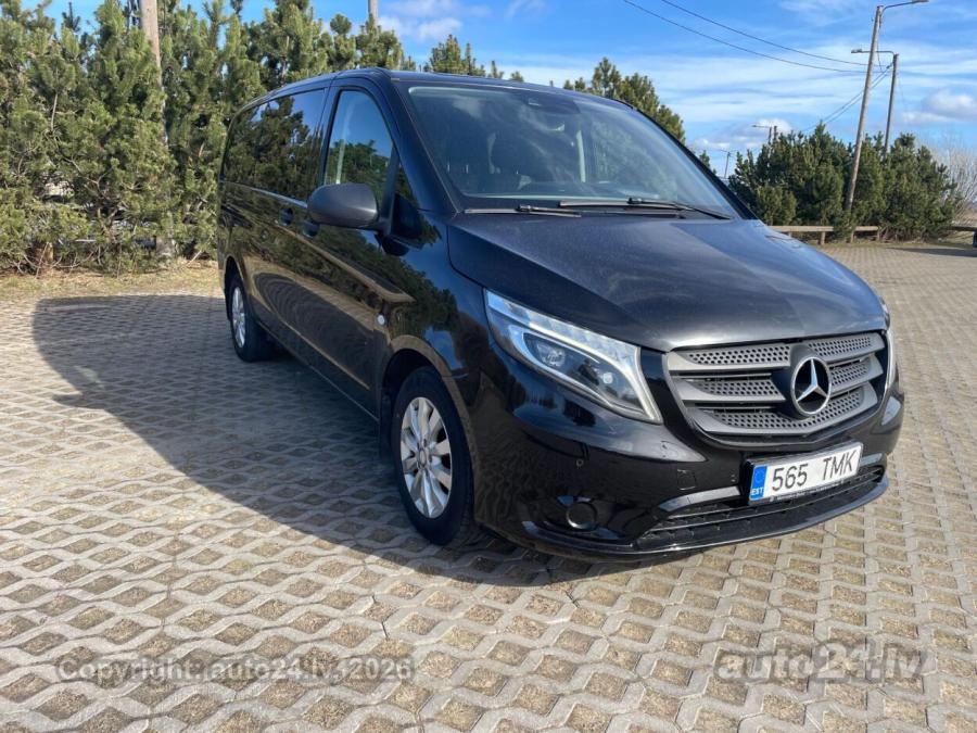 Black Mercedes-Benz Vito 2016 in Tallinn, with an engine capacity of 2.10 L and mileage of 392 thousand km for 14500 €, photo 1 on AUTOMOTO.COM.LV