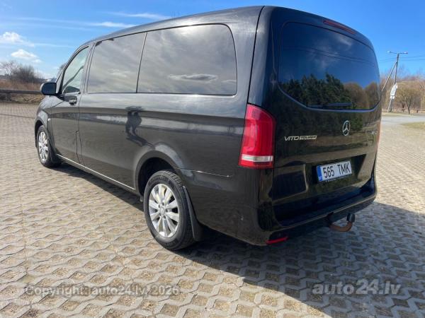 Black Mercedes-Benz Vito 2016 in Tallinn, with an engine capacity of 2.10 L and mileage of 392 thousand km for 14500 €, photo 2 on AUTOMOTO.COM.LV