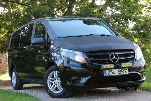 Black Mercedes-Benz Vito 2016 in Tallinn, with an engine capacity of 2.10 L and mileage of 326 thousand km for 22500 €, photo 1 on AUTOMOTO.COM.LV