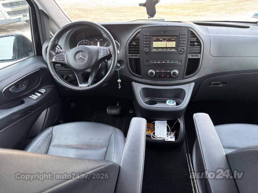 Black Mercedes-Benz Vito 2019 in Viljandi, with an engine capacity of 2.00 L and mileage of 280 thousand km for 25999 €, photo 9 on AUTOMOTO.COM.LV