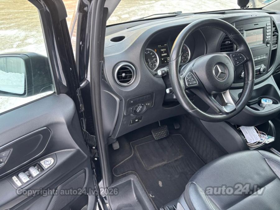 Black Mercedes-Benz Vito 2019 in Viljandi, with an engine capacity of 2.00 L and mileage of 280 thousand km for 25999 €, photo 12 on AUTOMOTO.COM.LV