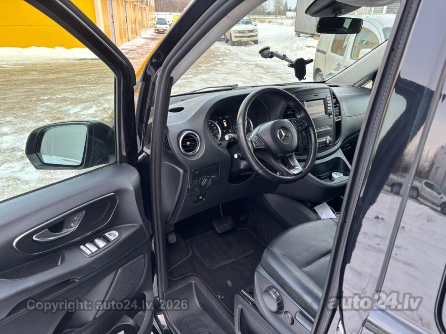 Black Mercedes-Benz Vito 2019 in Viljandi, with an engine capacity of 2.00 L and mileage of 280 thousand km for 25999 €, photo 13 on AUTOMOTO.COM.LV