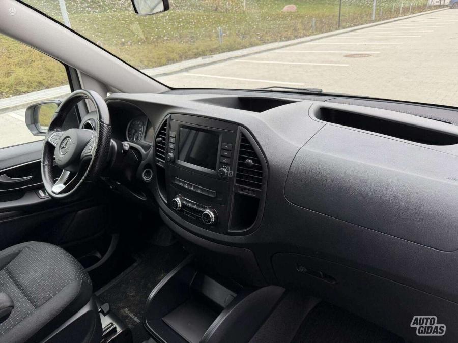 Black Mercedes-Benz Vito 2020 in Vilnius, with an engine capacity of 1.90 L and mileage of 323 thousand km for 17950 €, photo 26 on AUTOMOTO.COM.LV