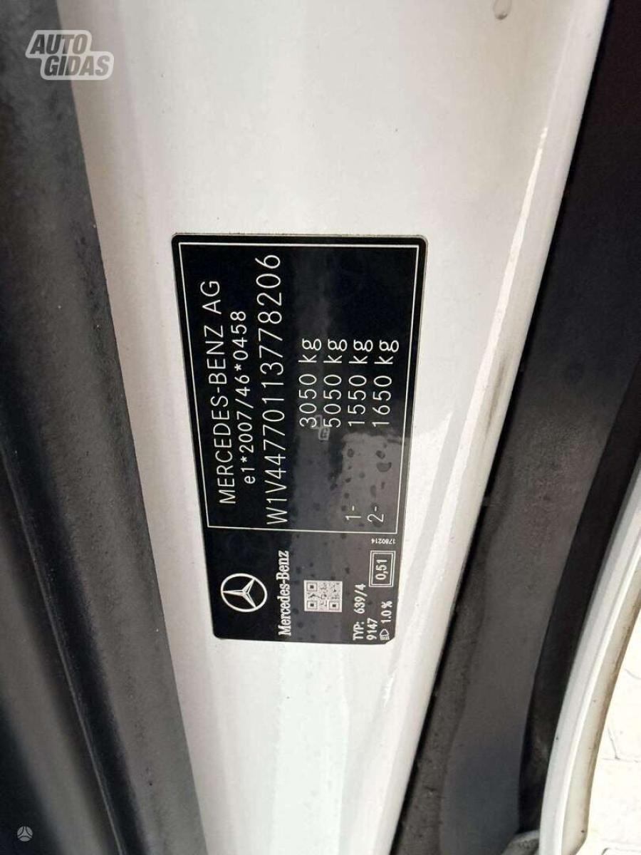 Black Mercedes-Benz Vito 2020 in Vilnius, with an engine capacity of 1.90 L and mileage of 323 thousand km for 17950 €, photo 32 on AUTOMOTO.COM.LV