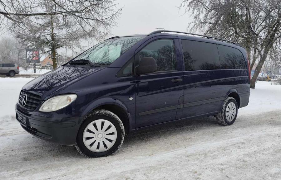 Blue Mercedes-Benz Vito 2004 in Siauliai, with an engine capacity of 2.20 L and mileage of 281 thousand km for 4650 €, photo 1 on AUTOMOTO.COM.LV