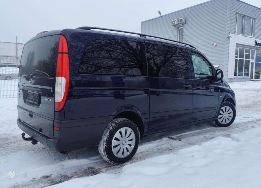 Blue Mercedes-Benz Vito 2004 in Siauliai, with an engine capacity of 2.20 L and mileage of 281 thousand km for 4650 €, photo 4 on AUTOMOTO.COM.LV