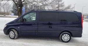 Blue Mercedes-Benz Vito 2004 in Siauliai, with an engine capacity of 2.20 L and mileage of 281 thousand km for 4650 €, photo 6 on AUTOMOTO.COM.LV