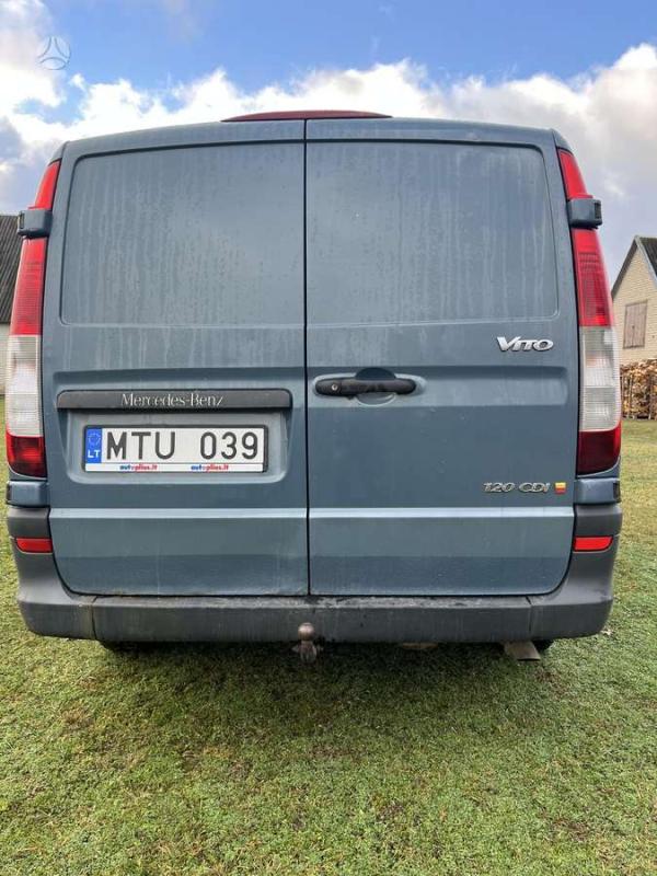 Blue Mercedes-Benz Vito 2007 in Alytus, with an engine capacity of 2.99 L and mileage of 449 thousand km for 3150 €, photo 5 on AUTOMOTO.COM.LV