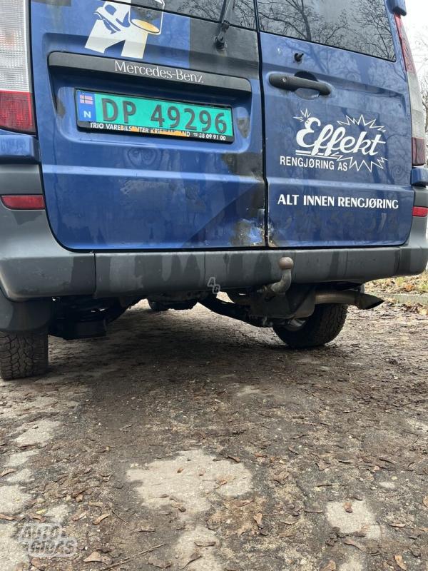 Blue Mercedes-Benz Vito 2007 in Kaunas, with an engine capacity of 2.20 L and mileage of 419 thousand km for 2500 €, photo 6 on AUTOMOTO.COM.LV