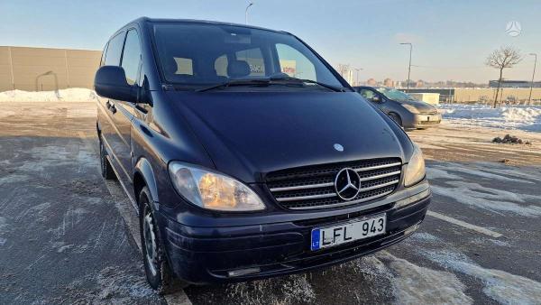 Blue Mercedes-Benz Vito 2007 in Kaunas, with an engine capacity of 2.15 L and mileage of 376 thousand km for 3250 €, photo 5 on AUTOMOTO.COM.LV