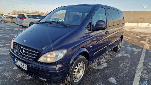 Blue Mercedes-Benz Vito 2007 in Kaunas, with an engine capacity of 2.15 L and mileage of 376 thousand km for 3250 €, photo 10 on AUTOMOTO.COM.LV