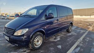 Blue Mercedes-Benz Vito 2007 in Kaunas, with an engine capacity of 2.15 L and mileage of 376 thousand km for 3250 €, photo 15 on AUTOMOTO.COM.LV