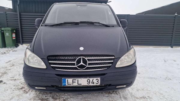 Blue Mercedes-Benz Vito 2007 in Kaunas, with an engine capacity of 2.15 L and mileage of 376 thousand km for 2650 €, photo 8 on AUTOMOTO.COM.LV