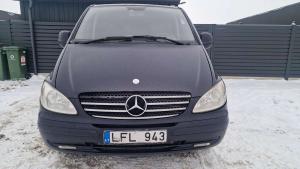 Blue Mercedes-Benz Vito 2007 in Kaunas, with an engine capacity of 2.15 L and mileage of 376 thousand km for 2650 €, photo 8 on AUTOMOTO.COM.LV