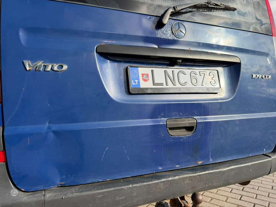 Zils Mercedes-Benz Vito 2008 Klaipėda, ar dzinēja tilpumu 2.14 L un nobraukumu 465 tūkst. km par 3870 €, foto 11 vietnē AUTOMOTO.COM.LV