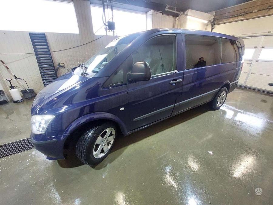 Blue Mercedes-Benz Vito 2010 in Klaipeda, with an engine capacity of 2.20 L and mileage of 294 thousand km for 3500 €, photo 7 on AUTOMOTO.COM.LV