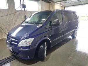Blue Mercedes-Benz Vito 2010 in Klaipeda, with an engine capacity of 2.20 L and mileage of 294 thousand km for 3500 €, photo 9 on AUTOMOTO.COM.LV