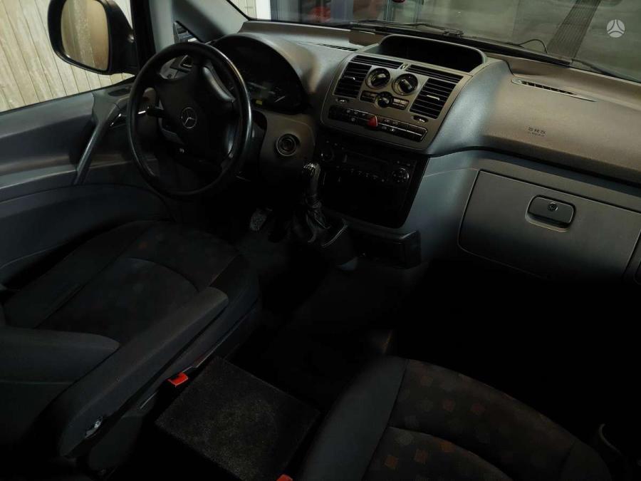 Blue Mercedes-Benz Vito 2010 in Klaipeda, with an engine capacity of 2.20 L and mileage of 294 thousand km for 3500 €, photo 12 on AUTOMOTO.COM.LV