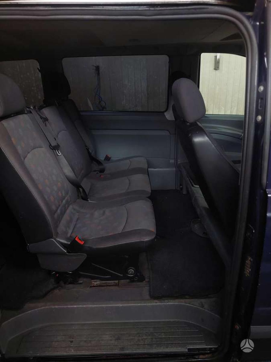 Blue Mercedes-Benz Vito 2010 in Klaipeda, with an engine capacity of 2.20 L and mileage of 294 thousand km for 3500 €, photo 13 on AUTOMOTO.COM.LV