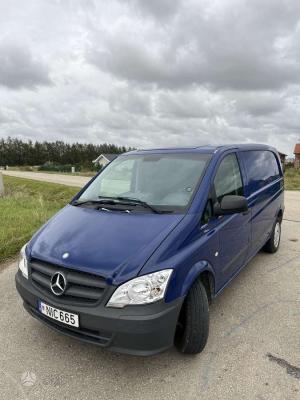 Blue Mercedes-Benz Vito 2014 in Vilnius, with an engine capacity of 2.14 L and mileage of 159 thousand km for 7259 €, photo  on AUTOMOTO.COM.LV