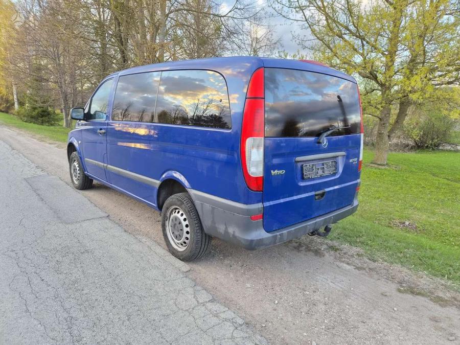 Blue Mercedes-Benz Vito 2014 in Kaunas, with an engine capacity of 2.20 L and mileage of 205 thousand km for 9980 €, photo 1 on AUTOMOTO.COM.LV