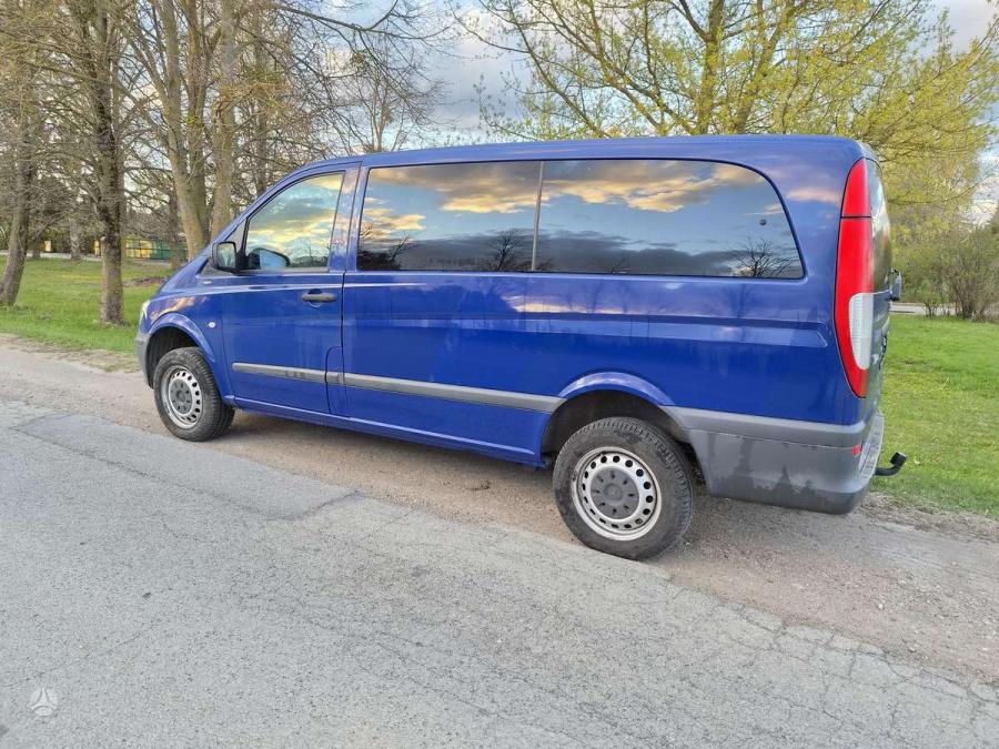 Blue Mercedes-Benz Vito 2014 in Kaunas, with an engine capacity of 2.20 L and mileage of 205 thousand km for 9980 €, photo 3 on AUTOMOTO.COM.LV