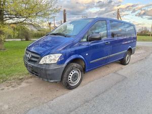 Blue Mercedes-Benz Vito 2014 in Kaunas, with an engine capacity of 2.20 L and mileage of 205 thousand km for 9980 €, photo 4 on AUTOMOTO.COM.LV