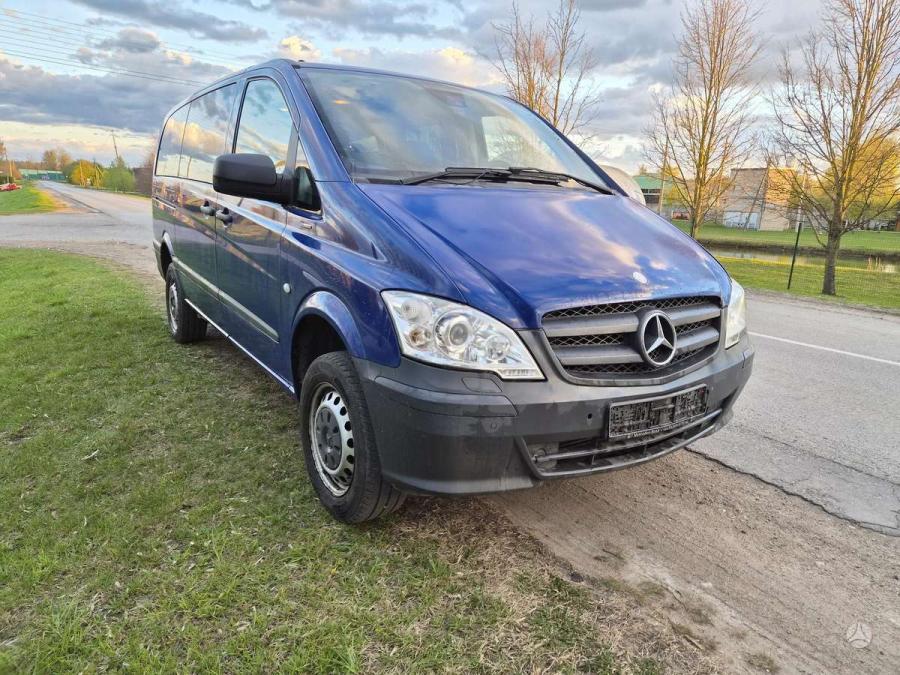 Blue Mercedes-Benz Vito 2014 in Kaunas, with an engine capacity of 2.20 L and mileage of 205 thousand km for 9980 €, photo 12 on AUTOMOTO.COM.LV