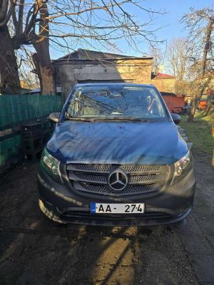 Blue Mercedes-Benz Vito 2016 in Riga, with an engine capacity of 2.14 L and mileage of 309 thousand km for 16000 €, photo  on AUTOMOTO.COM.LV