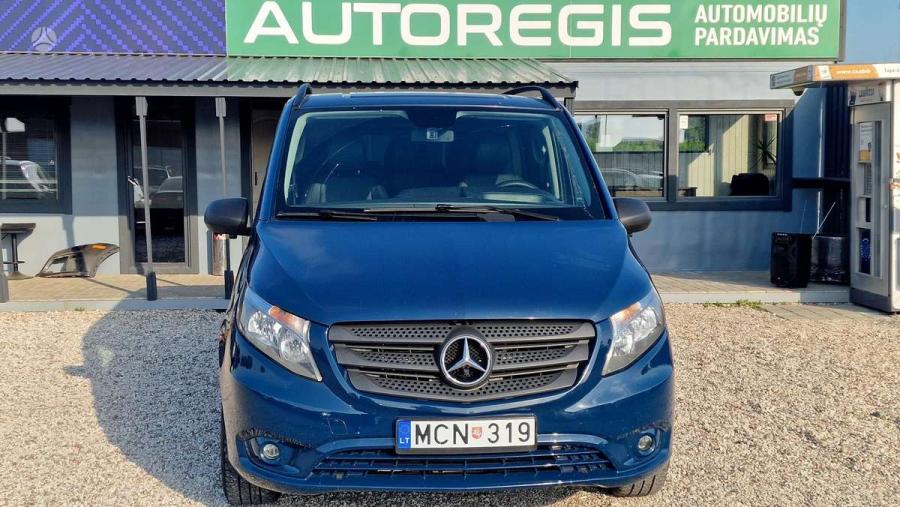 Blue Mercedes-Benz Vito 2016 in Kretinga, with an engine capacity of 1.99 L and mileage of 204 thousand km for 18300 €, photo 3 on AUTOMOTO.COM.LV