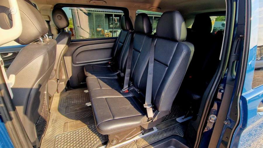 Blue Mercedes-Benz Vito 2016 in Kretinga, with an engine capacity of 1.99 L and mileage of 204 thousand km for 18300 €, photo 25 on AUTOMOTO.COM.LV