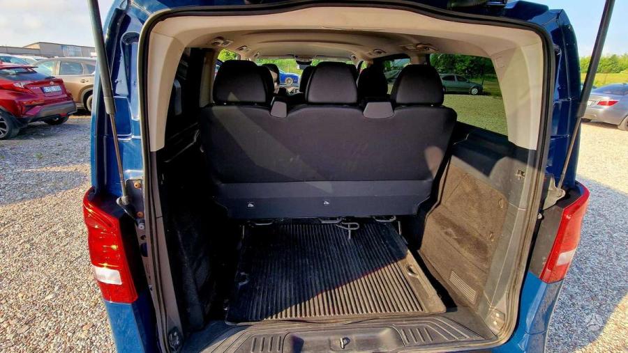 Blue Mercedes-Benz Vito 2016 in Kretinga, with an engine capacity of 1.99 L and mileage of 204 thousand km for 18300 €, photo 27 on AUTOMOTO.COM.LV
