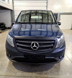 Blue Mercedes-Benz Vito 2016 in Marijampole, with an engine capacity of 2.14 L and mileage of 217 thousand km for 12990 €, photo 3 on AUTOMOTO.COM.LV