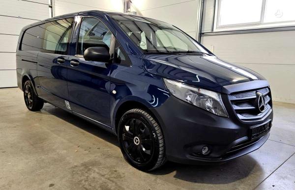 Blue Mercedes-Benz Vito 2016 in Marijampole, with an engine capacity of 2.14 L and mileage of 217 thousand km for 12990 €, photo 3 on AUTOMOTO.COM.LV